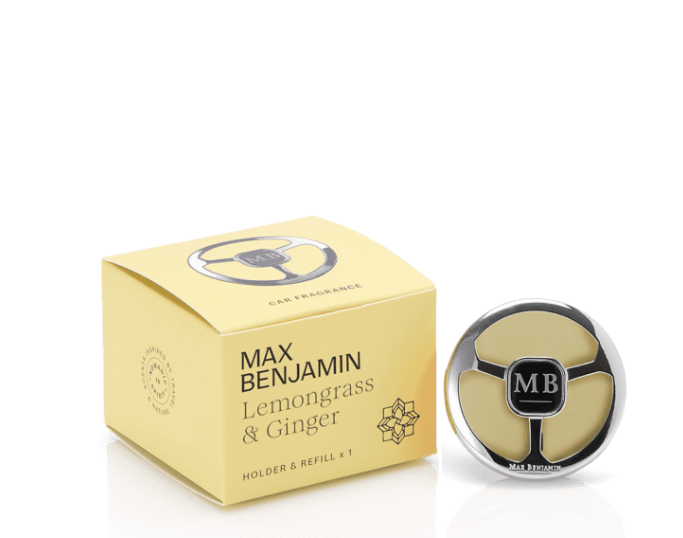 Max Benjamin Lemongrass & Ginger Car Fragrance Dispenser | Farnham ...